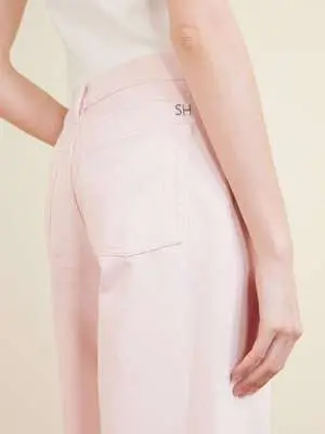Still Here Everyday Straight-leg Jeans - Pink