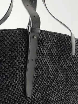 LIÉ STUDIO The Bianca Raffia Tote