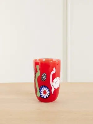 LAGUNA~B Goto Large Murano Glass Tumbler - Red