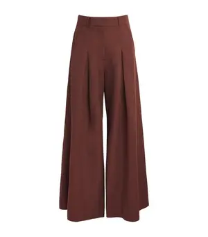 ME+EM Pleated Wide-leg Trousers