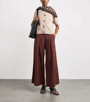 ME+EM Pleated Wide-leg Trousers