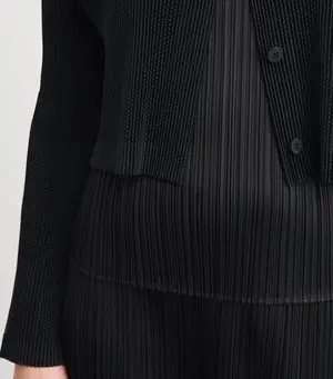 Issey Miyake Tatami Cropped Cardigan