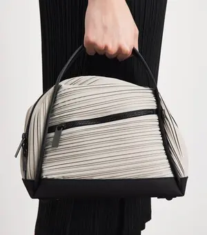 Issey Miyake Bias Pleats Top-handle Bag