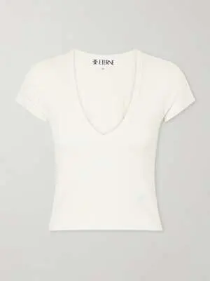 Eterne Ribbed Jersey T-shirt