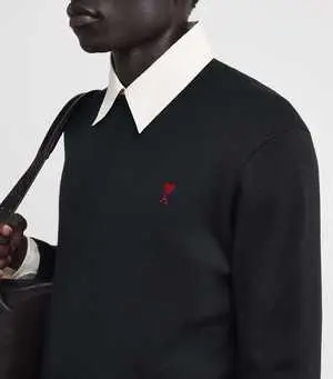 AMI Paris Wool De Coeur Sweater