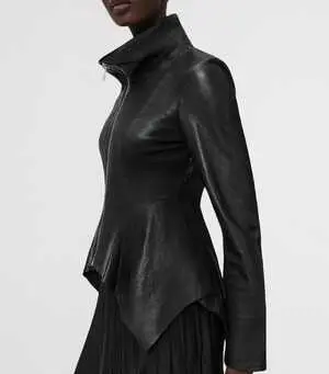 ALLSAINTS Leather Grace Biker Jacket