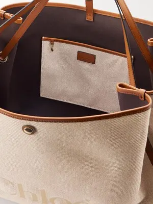 Chloé Clover' Tote Bag - Neutrals