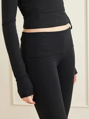 Eterne Stretch-modal Capri Leggings