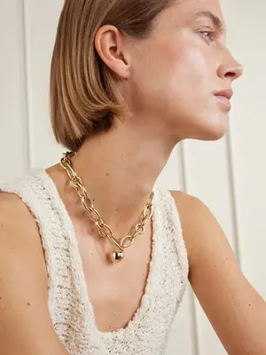 ILARIA ICARDI 9-karat Milanese Necklace