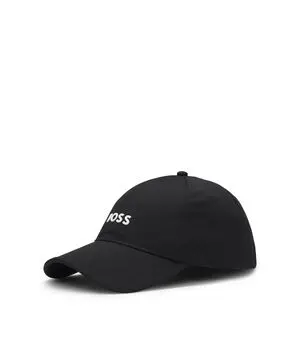 BOSS Perforated Baseball Cap With Gloss Logo - Black