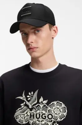Hugo Cotton Twill Baseball Cap With Logo Patch