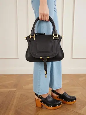 Chloé Marcie Textured-leather Tote Bag