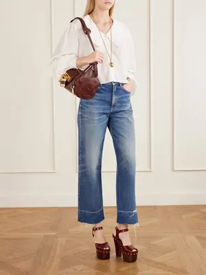 Chloé Paddington Leather Shoulder Bag - Brown
