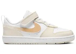 Nike Court Borough Low Shimmer Sneakers - White/chalk