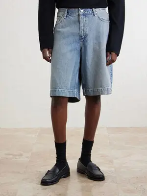 Rag & Bone Wide-leg Denim Shorts