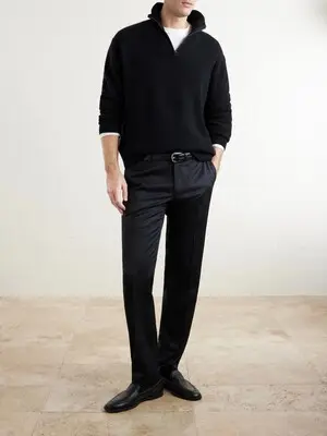 Brioni Super 220s Wool Trousers
