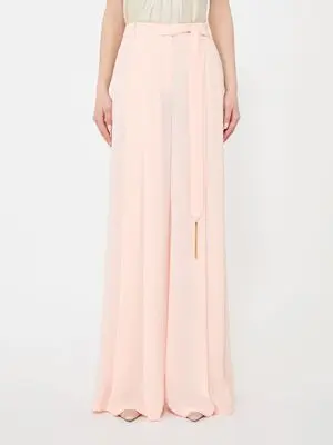 Max Mara Cady Palazzo Trousers With Tassel Belt