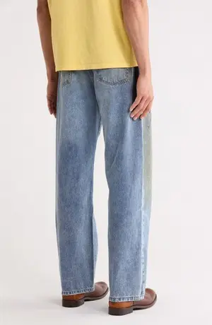 ONE OF THESE DAYS Allover Print Straight Leg Jeans
