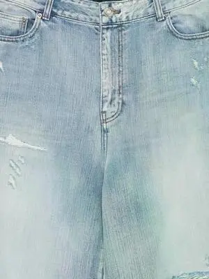JUUN.J Distressed Wide-leg Jeans