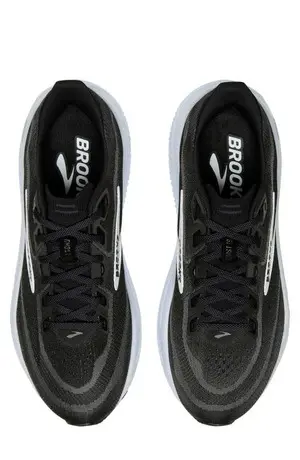Brooks Ghost 18 Running Shoe - Black/grey/white
