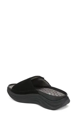 Dr. Scholl'S Feel Calm" Slide Sandal With Revitalize™ Recovery Insert - Black