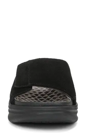 Dr. Scholl'S Feel Calm" Slide Sandal With Revitalize™ Recovery Insert - Black