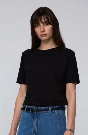 JUANA Hemp Essentials Short Sleeve Tee - Black