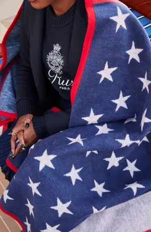 CHAPPYWRAP American Flag Throw Blanket