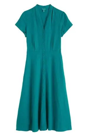 SEASALT CORNWALL Button-up Linen Midi Dress