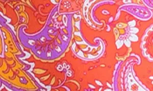 SUNSHINE 79 Paisley Daze Shirred Bikini Bottoms