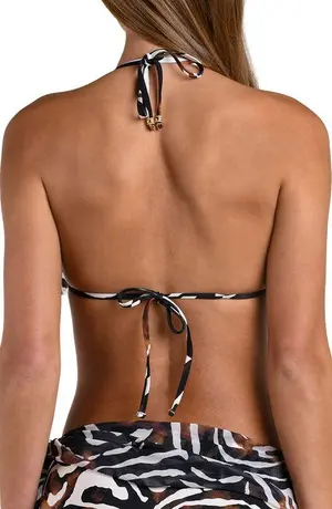 SUNSHINE 79 Ruffled Triangle Bikini Top