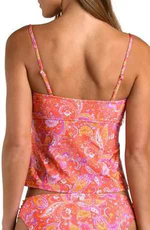SUNSHINE 79 Paisley Daze Cropped Tankini Top