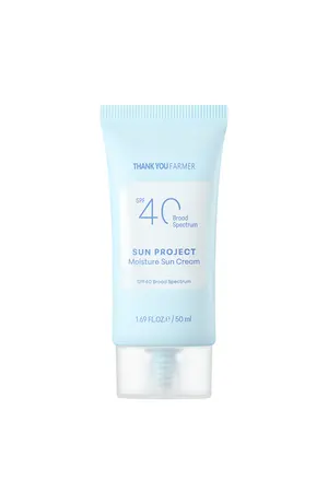 THANK YOU FARMER Sun Project Moisture Sun Cream - White