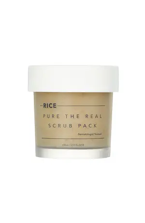 THANK YOU FARMER Rice Pure The Real Scrub Pack - White