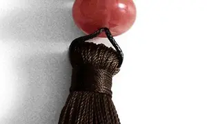 Mango Stone Bead Tasseled Pendant Necklace