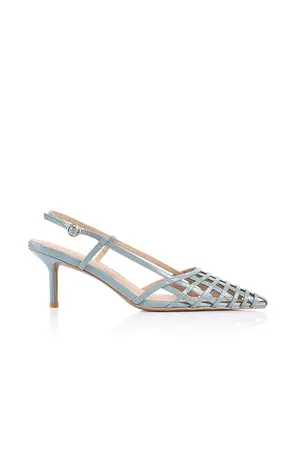 LANA WILKINSON Miranda Slingback Pumps - Mint