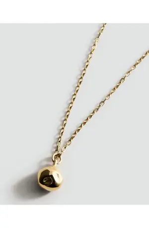 Mango Sphere Pendant Necklace