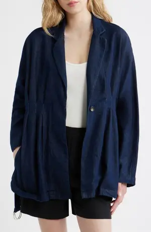 Rag & Bone Mandi Belted Denim Blazer