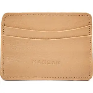 MANDRN Leather Cardholder - Sand
