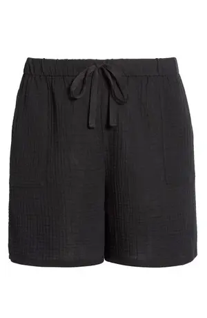 Eileen Fisher Organic Cotton Gauze Shorts