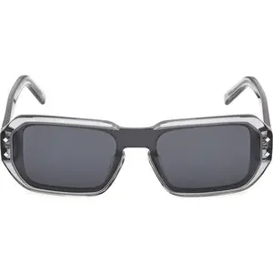 Mcm Geometric Sunglasses - Crystal Grey/palladium