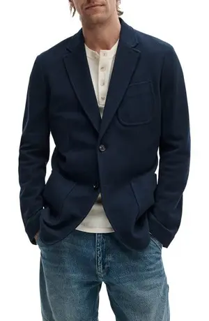 Rag & Bone Skeleton Cotton Piqué Blazer