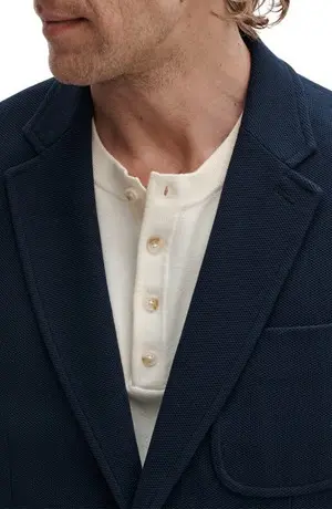 Rag & Bone Skeleton Cotton Piqué Blazer