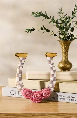 MACKENZIE-CHILDS Check Horseshoe With Rosettes