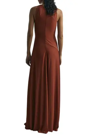 REISS Fortuna Clasp Detail Maxi Dress
