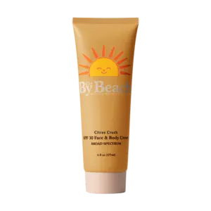 BY THE BEACH SUNCARE Citrus Crush Spf30 Face & Body Cream 6oz - Orange
