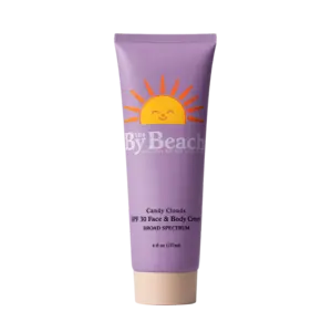BY THE BEACH SUNCARE Candy Clouds Spf30 Face & Body Cream 6oz - Purple