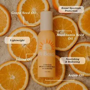 BY THE BEACH SUNCARE Citrus Crush Spf30 Dry Oil 4oz