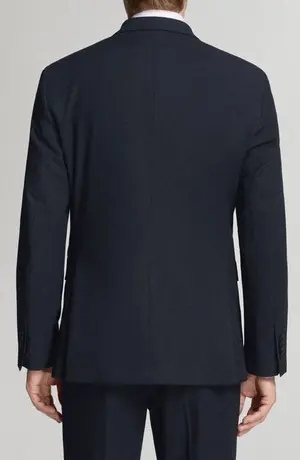 Mango Monaco Slim Fit Double Breasted Suit Jacket