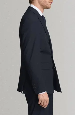 Mango Monaco Slim Fit Double Breasted Suit Jacket
